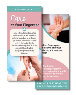 WRW 2025- Hand Reflexology Pamphlets - (Packages of 50) - Reflexology Store